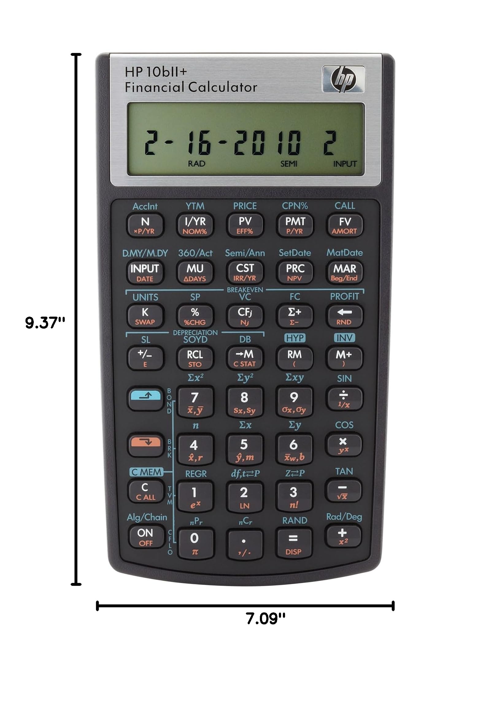 HP 10bII+ Financial Calculator
