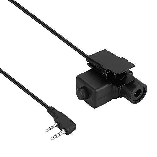 PTT Cable for BAOFENG UV5R, Z Tactical Noise Reduce Headsets Cable Audio Interface Cable for BaoFeng for TYT F8, for BAOFENG UV5R, for MML UV100