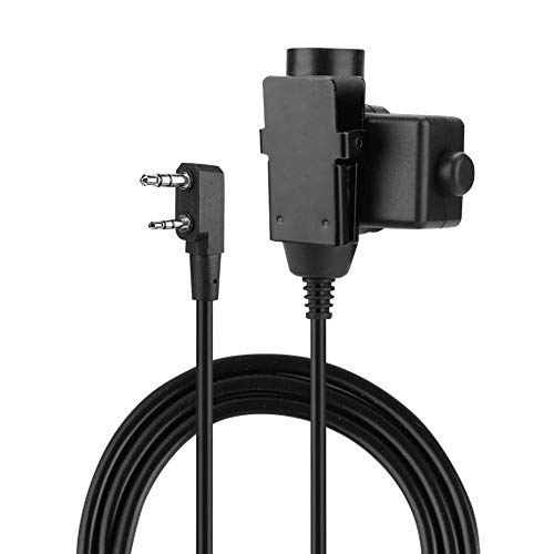 PTT Cable for BAOFENG UV5R, Z Tactical Noise Reduce Headsets Cable Audio Interface Cable for BaoFeng for TYT F8, for BAOFENG UV5R, for MML UV100