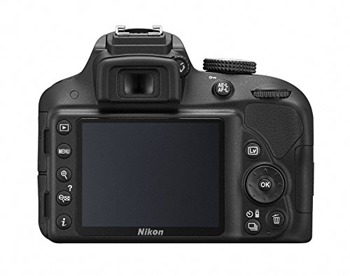 Nikon D3300 24.2 MP CMOS Digital SLR with 18-55mm DX VR II & 55-200mm DX VR II Zoom Lenses (Black) - International Version (No Warranty)
