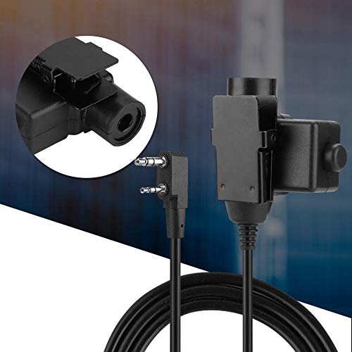 PTT Cable for BAOFENG UV5R, Z Tactical Noise Reduce Headsets Cable Audio Interface Cable for BaoFeng for TYT F8, for BAOFENG UV5R, for MML UV100