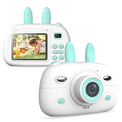 FeiLok Kids Camera for 3-9 Year Old Boys Gilrs, Best Birthday Gifts and Christmas Toys with 2.4" IPS Eye Care Screen 1080p Video Children Digital Camera Capture The Special Moment, 32GB SD Card