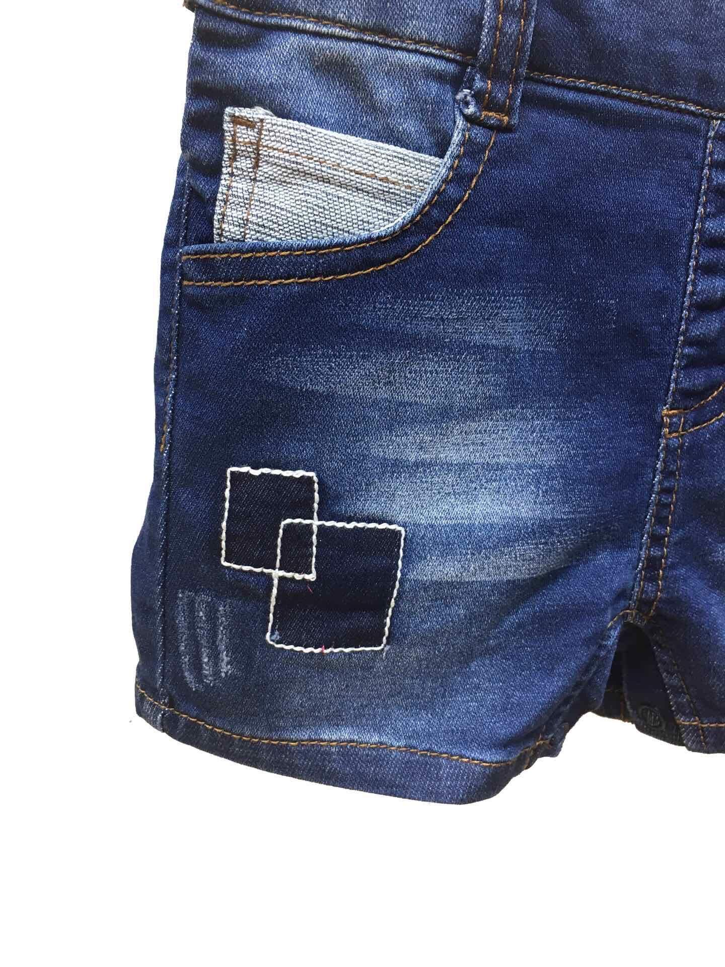 KIDSCOOL SPACE Baby & Little Girls/Boys Summer Shorts,Adjustable Jean Shortall Overalls,Blue,3-4 Years