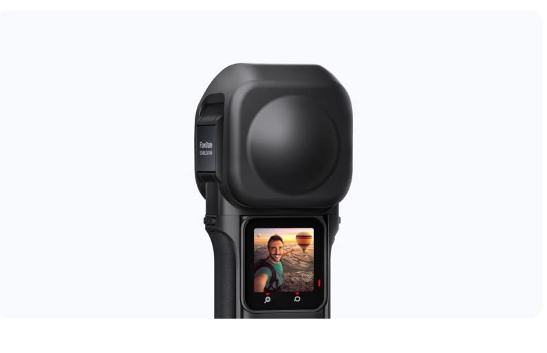 For Insta360 One RS Anti-Scratch Camera Lens Cover Silicone Case for Insta360 One RS Action Anti-Scratch Camera Accessories Black (Insta360 One RS, Black, RS01)