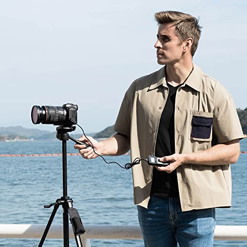 JJC Intervalometer Timer Remote Shutter Release Time Lapse for Nikon D750 D780 Z7 Z7II Z6 Z6II Z5 D7200 D7500 D7100 D7000 D5600 D5500 D5300 D5200 D5100 D5000 D3300 D3200 D610 D600 & More Nikon Camera