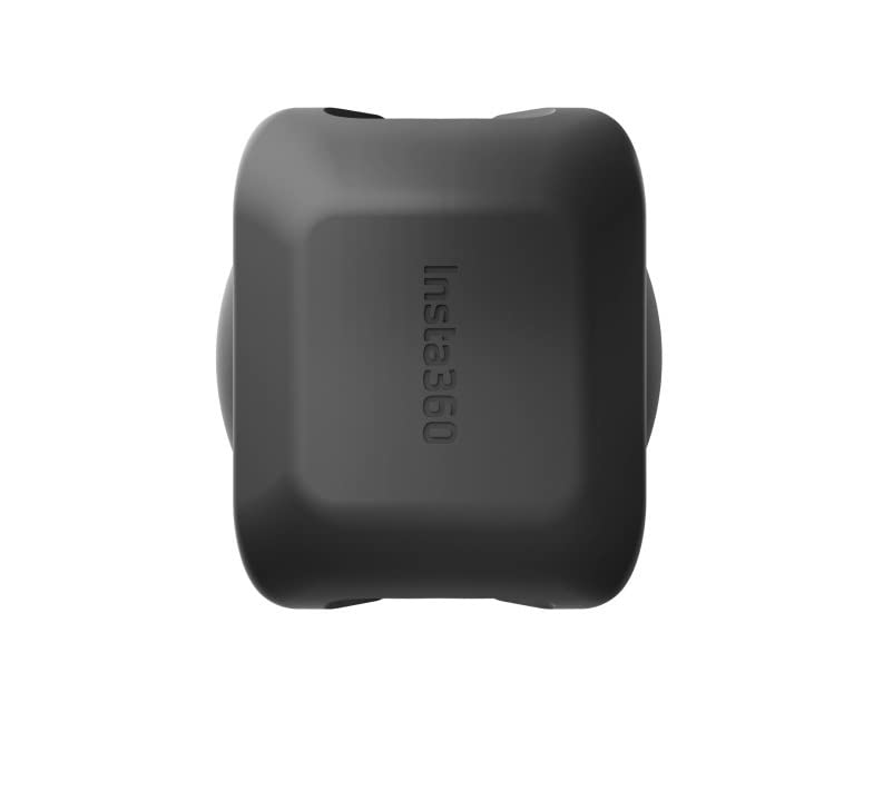 For Insta360 One RS Anti-Scratch Camera Lens Cover Silicone Case for Insta360 One RS Action Anti-Scratch Camera Accessories Black (Insta360 One RS, Black, RS01)