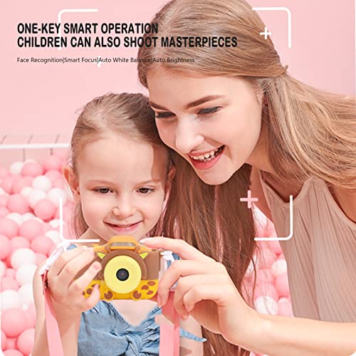 Pssopp Children's Camera Portable Rechargeable Digital Camera Touch Screen Camera Toys Gifts for Children Boys Girls