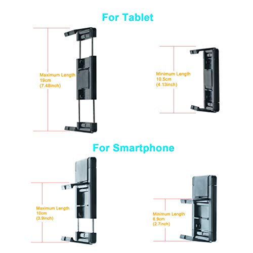 WANPOOL Car Headrest Mount Holder for Tablets and Phones with 5-10.5Inch Screens -Compatible with iPhone iPad Air Mini, Samsung Galaxy, Nintendo Switch