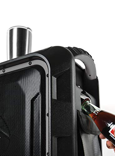 ECOXGEAR EcoBoulder+ GDI-EXBLD810 Rugged Waterproof Floating Portable Bluetooth Wireless 100 Watt Speaker and PA System (Gray)