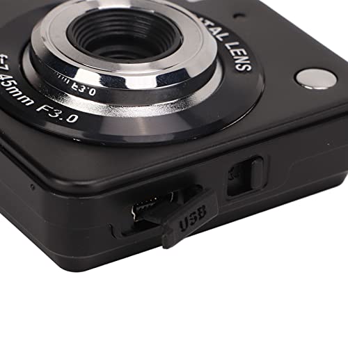 4K 48MP Digital Camera, 2.7in LCD 8X Zoom Camera, Portable HD Vlogging Camera Pocket Video Camera, Built in Fill Light