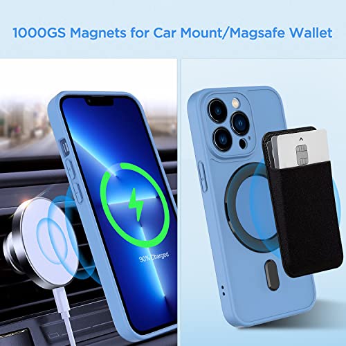 OUTXE Magnetic Adapter Ring 2 Pack, Universal Magnet Sticker Compatible with Magsafe Accessories & Wireless Charging for iPhone 14/13/12/11 Mini Pro Max, Galaxy S22/S21 Fe Ultra and Phone Case -Black