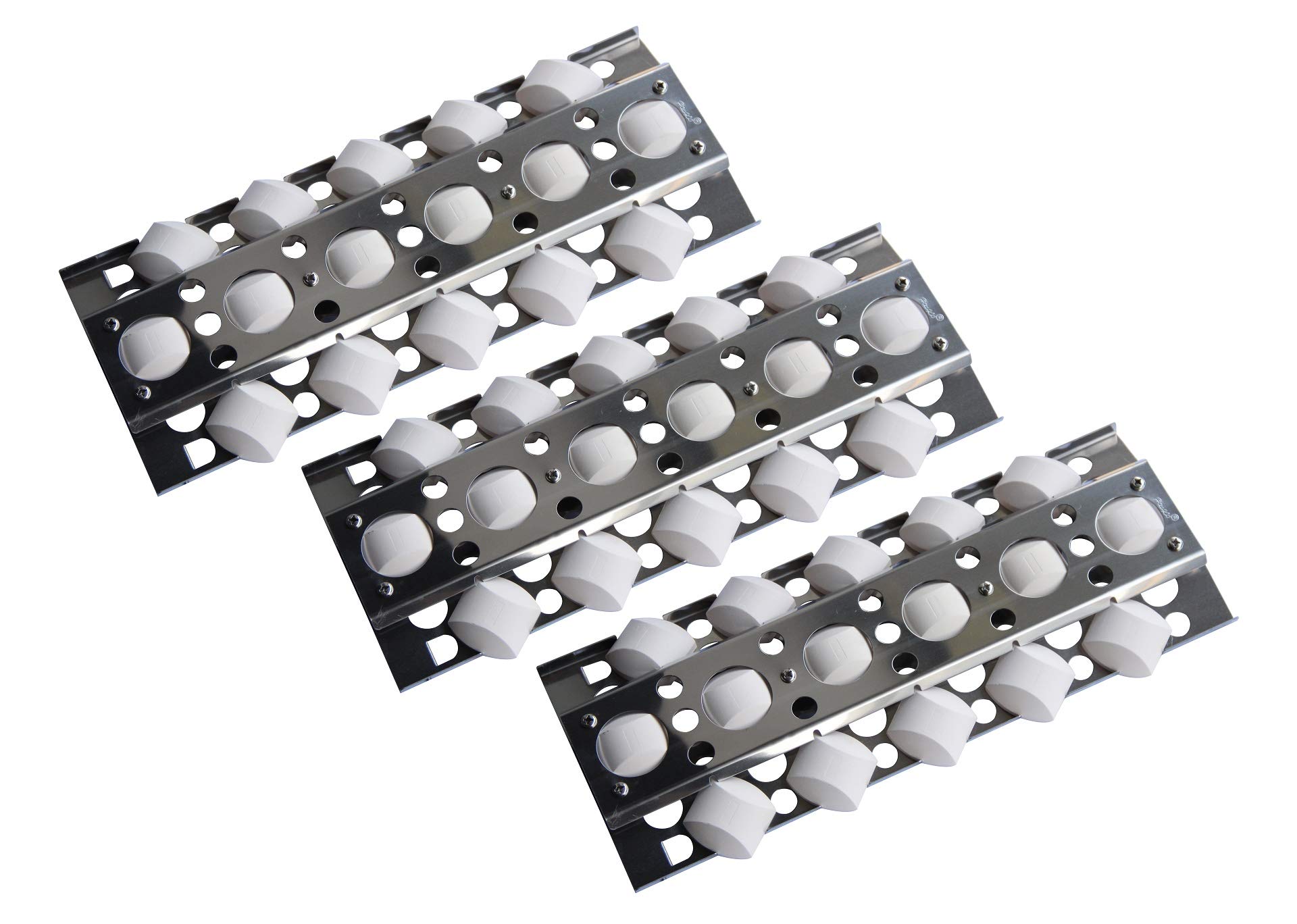 Hongso 16 1/2" Stainless Steel Heat Plate Shield Burner Cover Replacement for Select Turbo Gas Grill,3 Pack