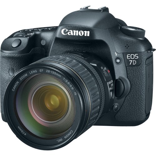 Canon EOS 7D 18 MP CMOS Digital SLR Camera with 28-135mm f/3.5-5.6 IS USM Lens (discontinued by manufacturer)