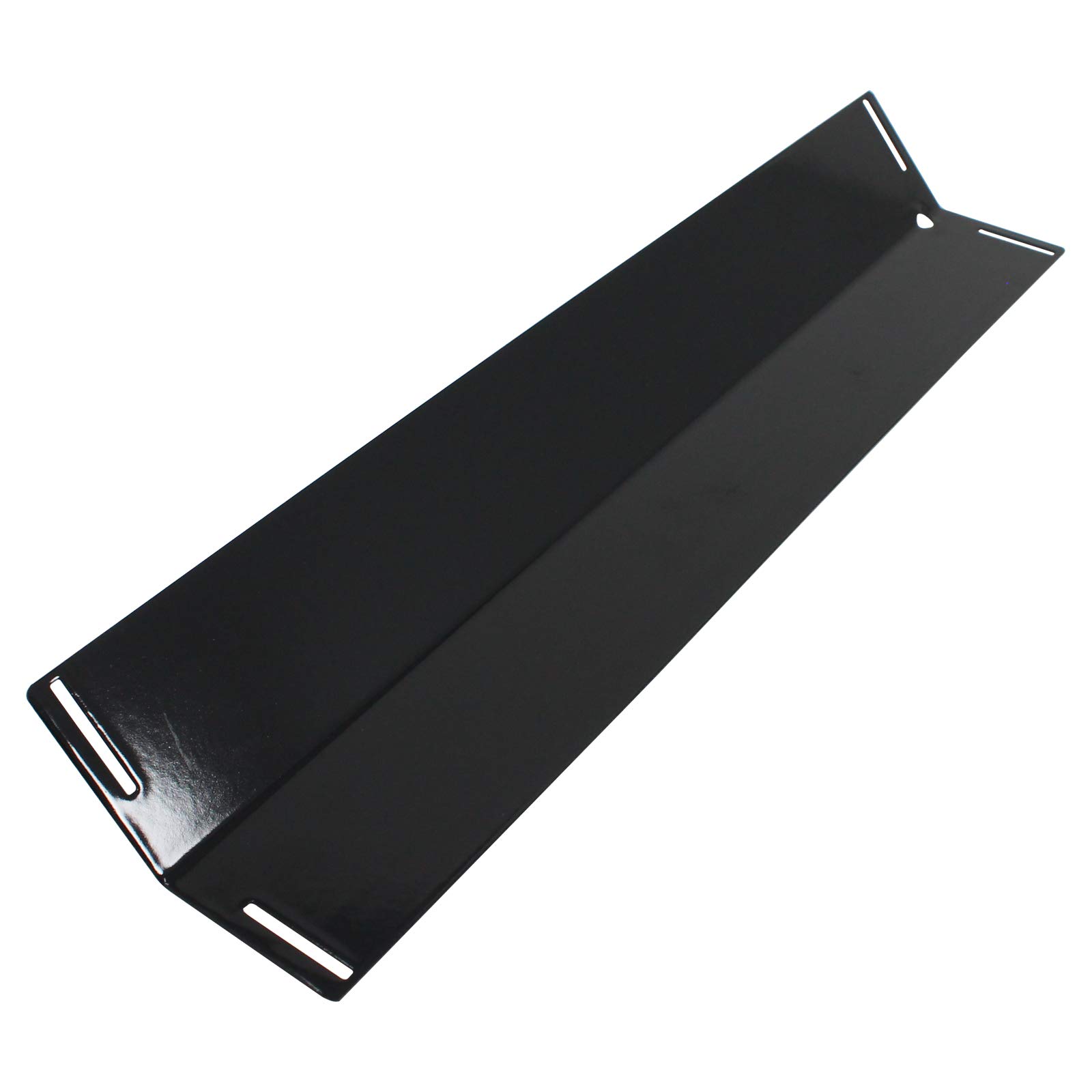 4-Pack BBQ Grill Heat Shield Plate Tent Replacement Parts for Master Forge GGP-2501 - Compatible Barbeque Porcelain Steel Flame Tamer, Flavorizer Bar, Vaporizer Bar, Burner Cover 16 1/2"