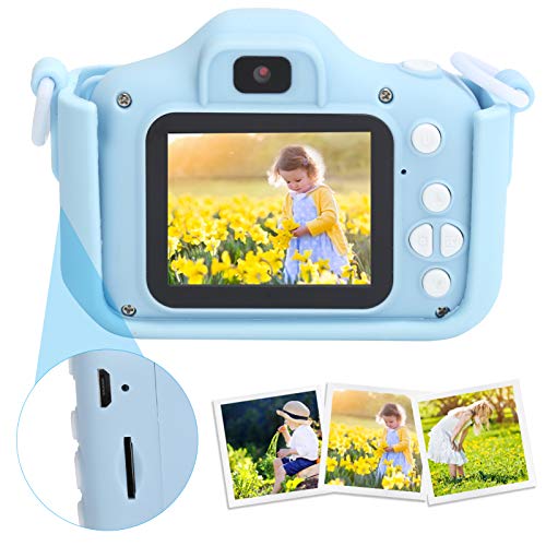 Mini Kids Camera, X5S 1080P Video Digital Camera, 13MP Children Selfie Camera with 2 Inches Large Screen, Gift for Boys and Girls (Blue)