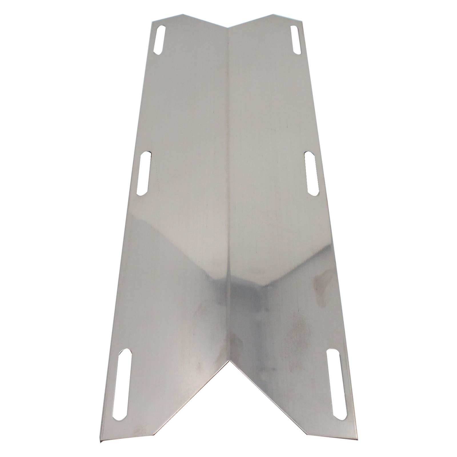 2-Pack BBQ Grill Heat Shield Plate Tent Replacement Parts for Jenn Air 720-0138-NG - Compatible Barbeque Stainless Steel Flame Tamer, Guard, Deflector, Flavorizer Bar, Vaporizer Bar, Burner Cover