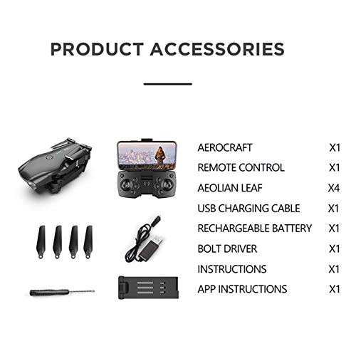 FAMKIT Real- time Transmission UAV Folding RC Drone Gesture Control for Photography and Video Recording App Control