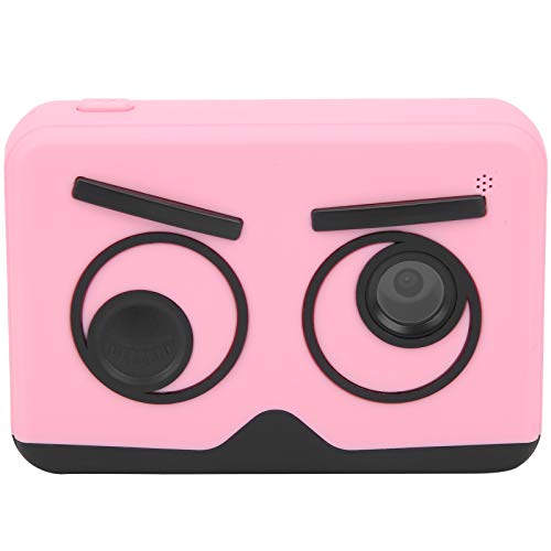 FECAMOS Kids Camera with 2.0in IPS Screen, 20MP HD Video Digital Camera Support 32G Memory Card, Mini Digital Camcorde with Funny Type for Boys Girls Birthday Gifts(Pink)