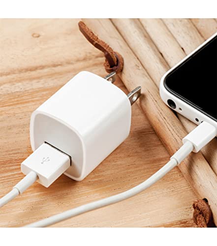 USB Wall Charger,Small iPhone Charger Box,Travel Plug Cube 5W Power Adapter for iPhone SE 2020/12 Pro Max/11 Pro Max/XR/X/8 Plus/7/6S/6S/6/5,Samsung Galaxy S7/S6/S5 Edge,LG,HTC,Huawei,Moto,Kindle