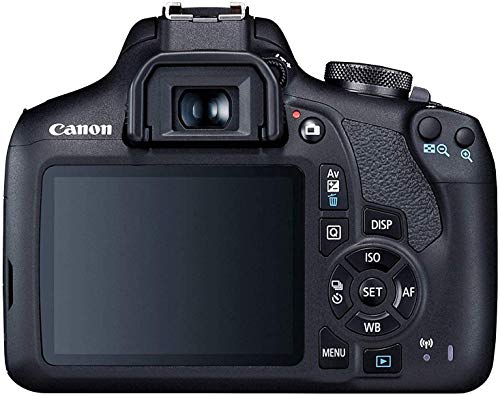 Canon EOS 2000D Rebel T7 Kit with EF-S 18-55mm f/3.5-5.6 III Lens + Accessory Bundle + Inspire Digital Deals Cloth
