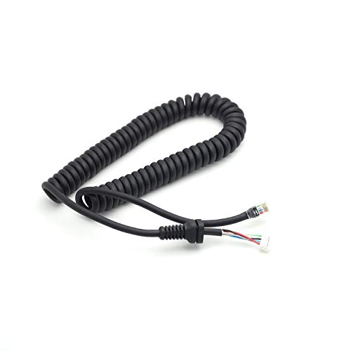 Kymate MH-48a6j Replacement Microphones Mic Cable Cord Wire for Yaesu MH-36 MH-36A6J MH-36B6JS MH42 MH-48 MH-48A6JA MH-42B6J MH-42C6J FT-7800 FT-8800 FT-8900 FT-8900R FT-1500M FT-2800M Hand Mic