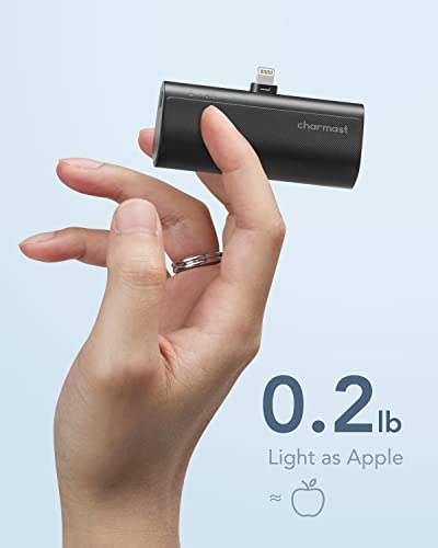 Charmast Small Portable Charger 5000mAh, Ultra-Compact 20W PD Fast Charging Power Bank Mini Battery Pack Compatible with iPhone 14/14 Pro Max/13/13 Pro Max/12/12 Pro Max/11/XR/X/8/7/6, and More