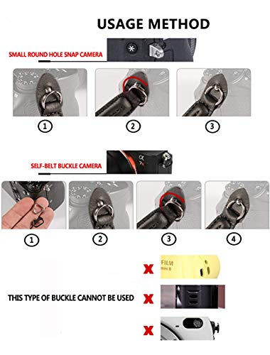 Eorefo Camera Strap Vintage 100cm Nylon Climbing Rope Camera Neck Shoulder Strap for Micro Single and DSLR Camera.(Army Green)