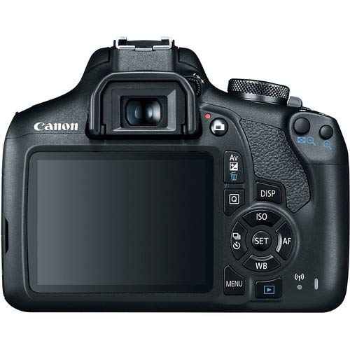 Canon EOS Rebel T7 DSLR Camera w/ 2 Canon Lenses (18-55mm f/3.5-5.6 is II and EF 75-300mm f/4-5.6 III)+ Photo/Video Editing Software & Deluxe Accessory Kit (Renewed)