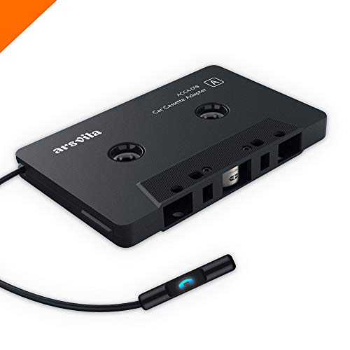 Arsvita Car Audio Bluetooth Cassette Receiver , Tape Player Bluetooth 5.0 Cassette Aux Adapter
