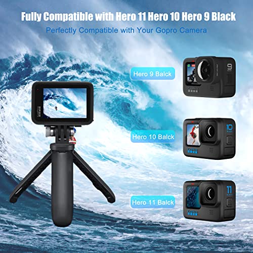 3-Pack Hero 11 Replacement Batteries Compatible with GoPro Hero 11 Hero 10 Hero 9 Black Camera, 3-Channel Battery Charger for GoPro Hero 11/10/ 9 Battery (New Upgrade)