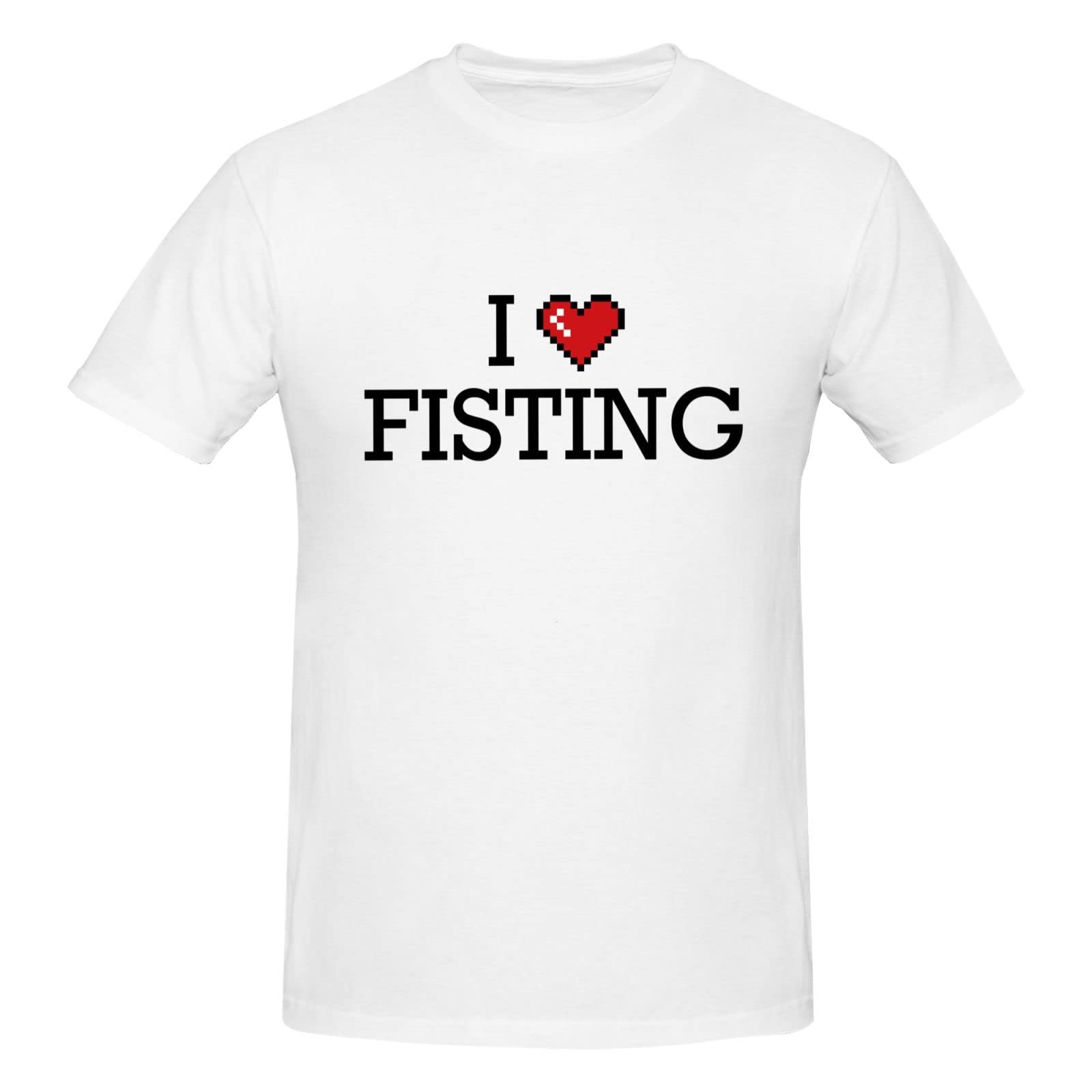 gaeruite Funny Shirt I Love Fisting T Shirt Funny Men Shirts (Color : Colour, Size : Medium)