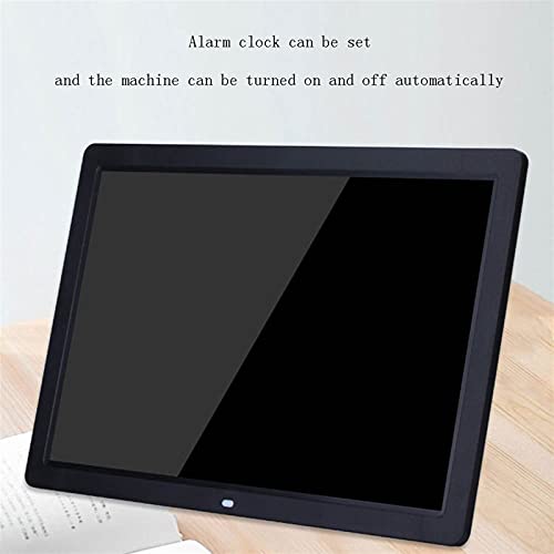 High-Definition Digital Photo Frame 17-inch Electronic Photo Album mall Video Player Advertising Player Supports 1080P Video Playback (Color : White)