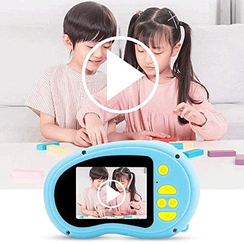 Jiaanu Kids Digital Camera,Portable Children's Camera (Color : Blue, Size : 16G)