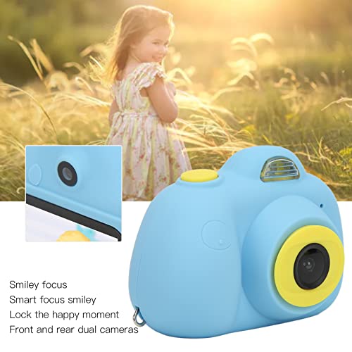 Shanrya 2 Inch HD Screen Children Camera, Children Cartoon Digital Camera Mini Safe 610mAh Large Capacity with Data Cable for Video for Taking Photo