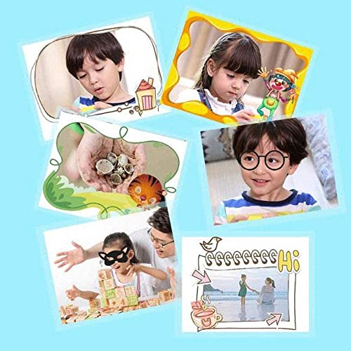 Jiaanu Kids Digital Camera,Portable Children's Camera (Color : Blue, Size : 32G)