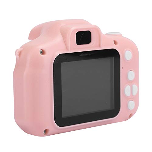 Children Camera, One-Click Focusing Video Cute Mini Camera Simple Operation Intelligence for Boys Girls for Taking Photos(Pink-Pure Edition)