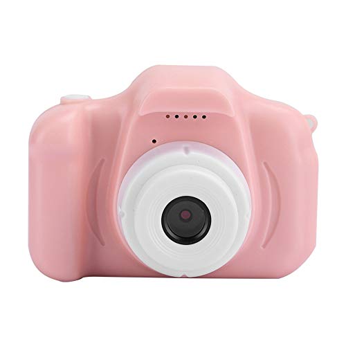 Children Camera, One-Click Focusing Video Cute Mini Camera Simple Operation Intelligence for Boys Girls for Taking Photos(Pink-Pure Edition)