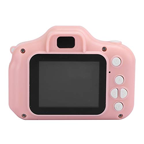 Children Camera, One-Click Focusing Video Cute Mini Camera Simple Operation Intelligence for Boys Girls for Taking Photos(Pink-Pure Edition)