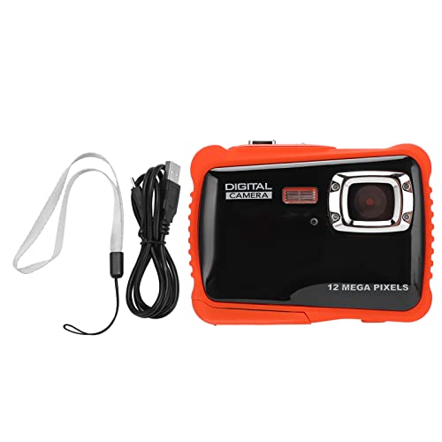 HD Digital Camera, Cute 12MP Kids Camera Compact for Gift for Toy(Black)