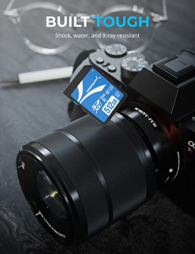 SABRENT Rocket V60 512GB SD UHS-II Memory Card R270MB/s W170MB/s (SD-TL60-512GB)
