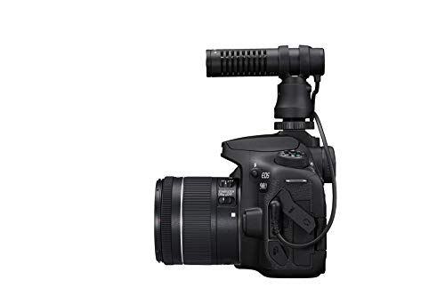 Canon DSLR Camera [EOS 90D] | Vlogging Video Creator Kit with Stereo Microphone DM-E100, 32GB SDHC Memory Card and Windscreen Accessory for Outdoor Recording