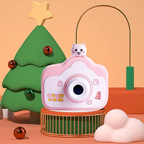 TIANEK Children's HD Front and Rear Double Shot 2000w Mini 2.0 Inch Video Camera Game Music All-in-one Camera with 32GB Memory Card