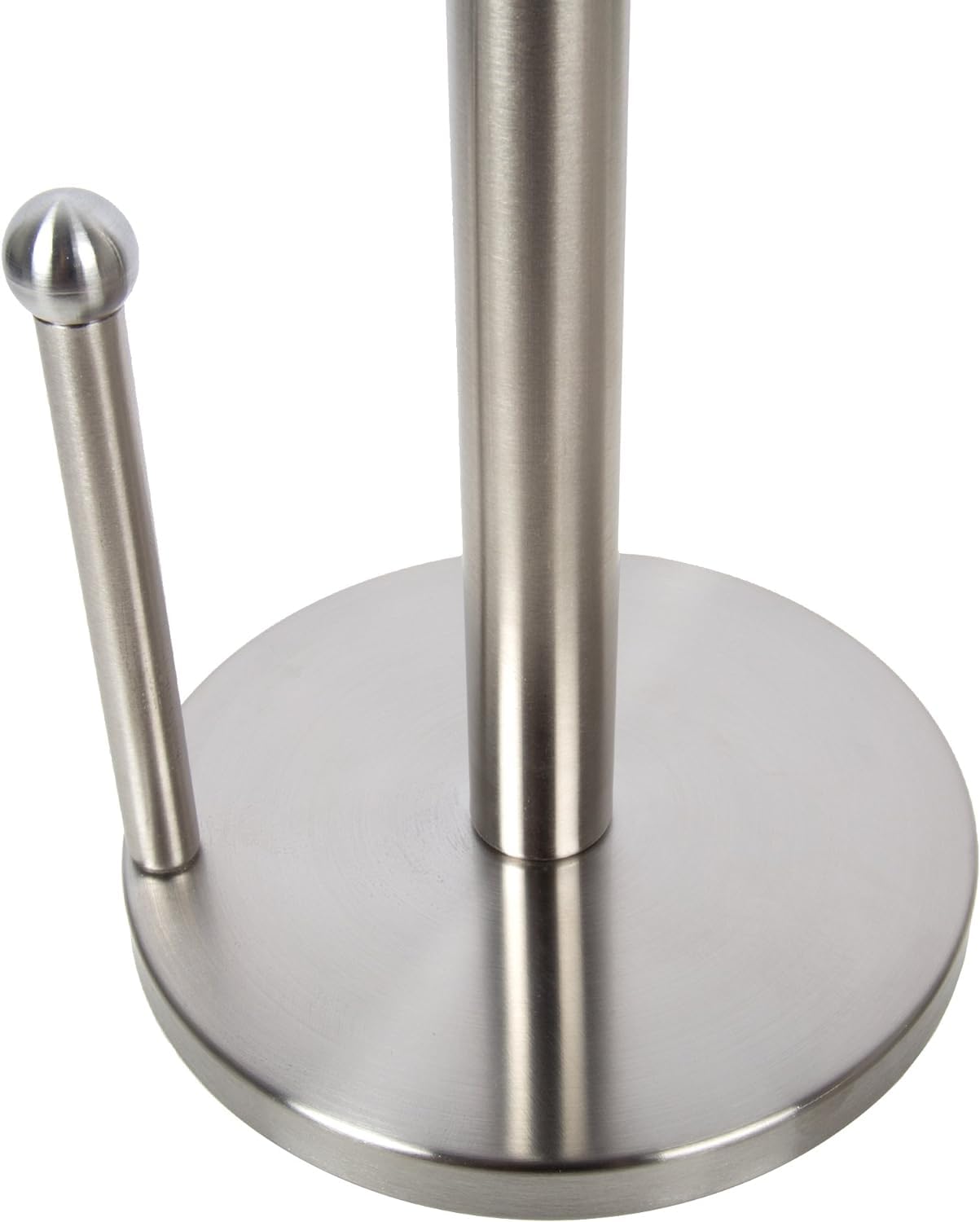 Luciano Housewares Luciano Satin Nickel Stainless Steel Kitchen Paper Towel Holder, 12.9" x 5.9"