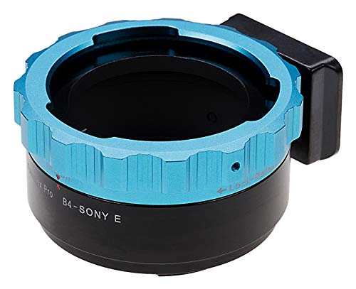 Fotodiox Pro Lens Mount Adapter, B4 (2/3") Lens to Sony NEX (E-Mount) Camera Body, for NEX-3, NEX-3N, NEX-5, NEX-5R, NEX-6 NEX-7