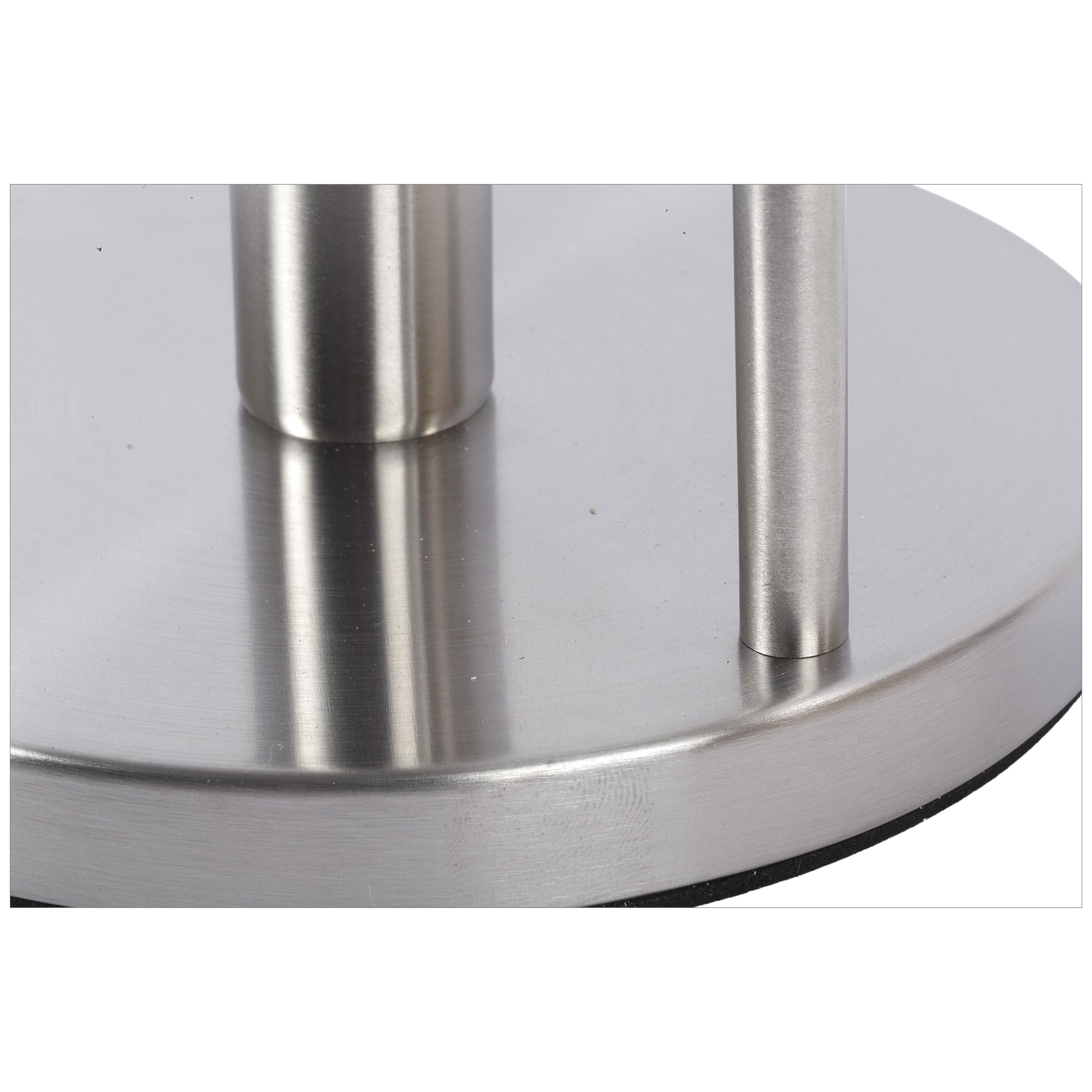 Luciano Housewares Luciano Satin Nickel Stainless Steel Kitchen Paper Towel Holder, 12.9" x 5.9"