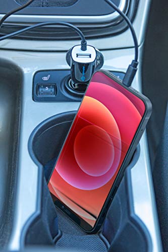 Apple Certified iPhone Car Charger Adapter - 3.1a Rapid Power - for Car Charger iPhone 14 Car Charger Pro Max Plus 13 Mini 12 11 X - Lightning Cable & USB Dual Charge - Wireless Car Accessories