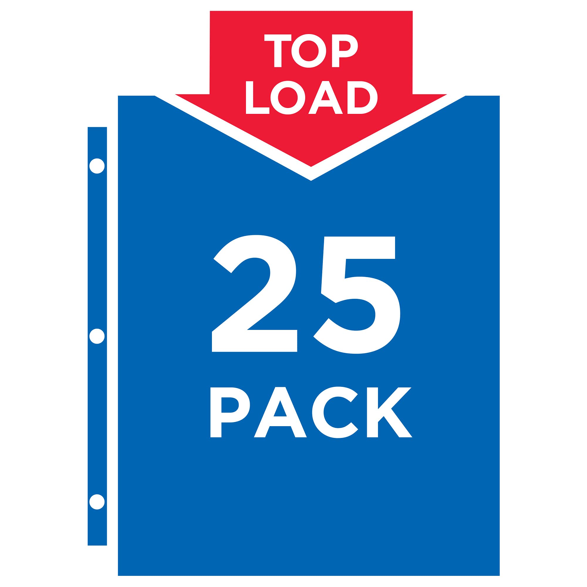 Avery 76000 Secure Top Sheet Protectors, Super Heavy Gauge, Letter, Diamond Clear (Pack of 25)
