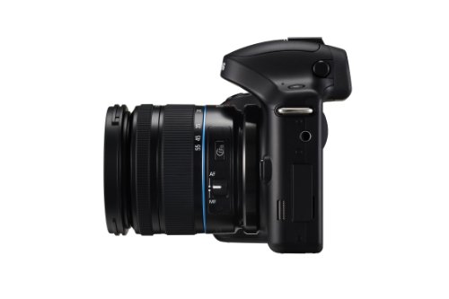 Samsung Galaxy NX EK-GN120ZKAXAR Galaxy Wireless Smart Android 4G Camera 20.3MP Mirrorless Digital Camera with 4.8-Inch LCD with 18-55mm OIS Lens (Black)