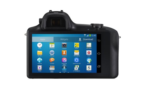 Samsung Galaxy NX EK-GN120ZKAXAR Galaxy Wireless Smart Android 4G Camera 20.3MP Mirrorless Digital Camera with 4.8-Inch LCD with 18-55mm OIS Lens (Black)