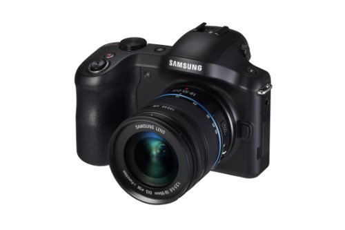Samsung Galaxy NX EK-GN120ZKAXAR Galaxy Wireless Smart Android 4G Camera 20.3MP Mirrorless Digital Camera with 4.8-Inch LCD with 18-55mm OIS Lens (Black)